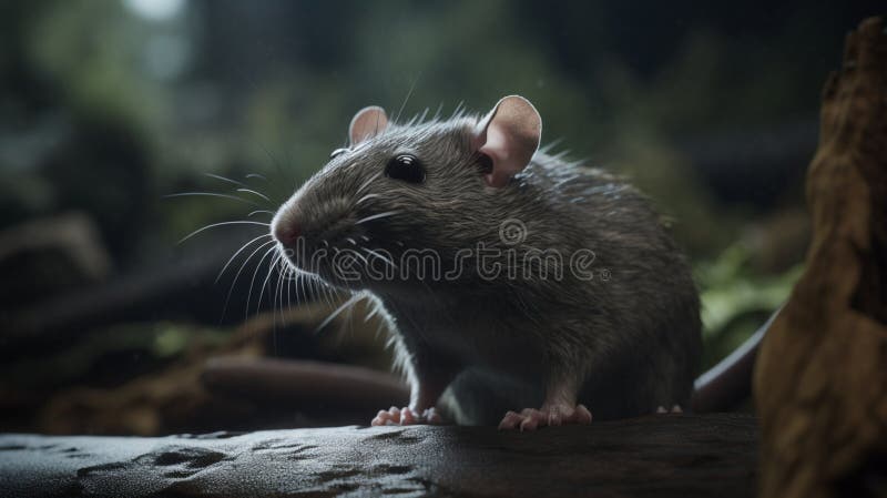 Inquisitive Rat in a Research Environment Stock Image - Image of ...
