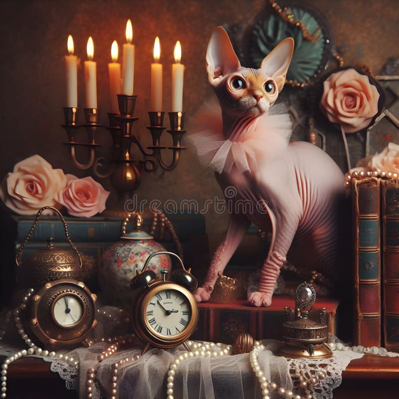 Sphynx Cat Adding a Whimsical Touch Generative Ai for Illustrations ...