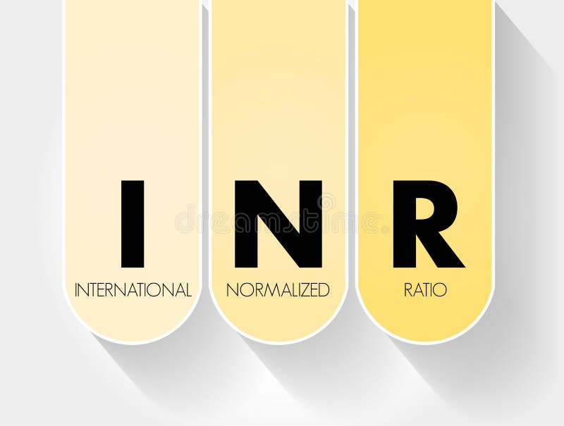 INR - International Normalized Ratio Acronym Stock Illustration ...