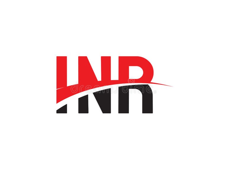 INR Letter Initial Logo Design Vector Illustration Stock Vector ...