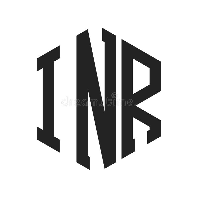 INR Logo Design. Initial Letter INR Monogram Logo Using Hexagon Shape ...