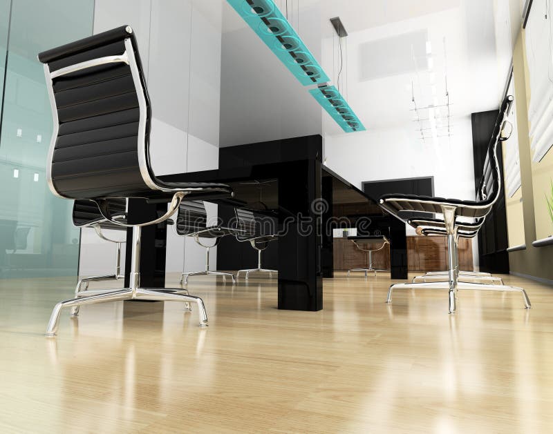 Inre modernt kontor arkivfoto. Bild av elegans, lampa - 12563862