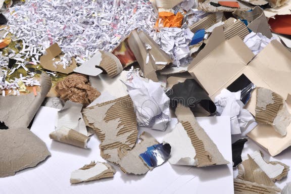 Ins a Paper Recycling Container Stock Image - Image of background ...