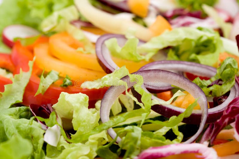 Insalata fotografia stock. Immagine di pepe, fresco, misto - 7382146