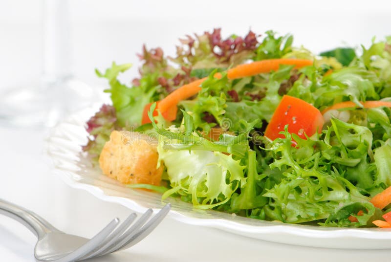 Insalata verde fresca immagine stock. Immagine di insalata - 7962779