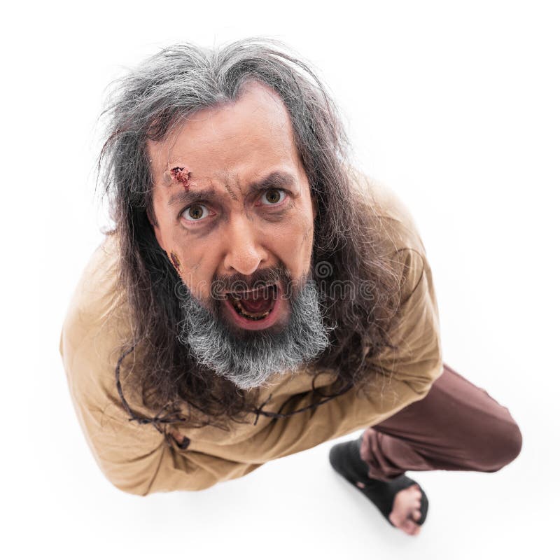 Insane man stock image. Image of asylum, portrait, looking - 100094031