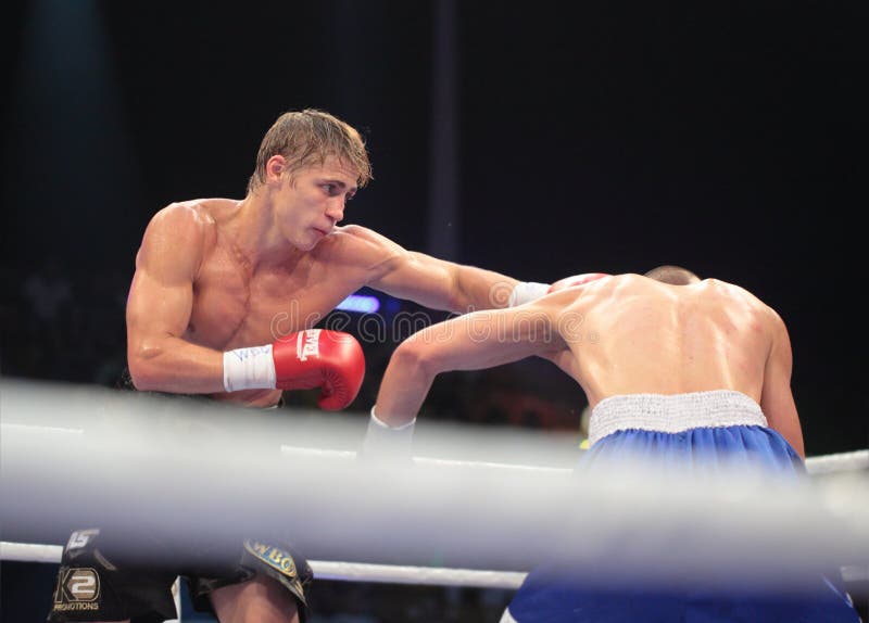 Pugilato Ceco - Daniel Taborsky E David Hosek Fotografia Stock ...