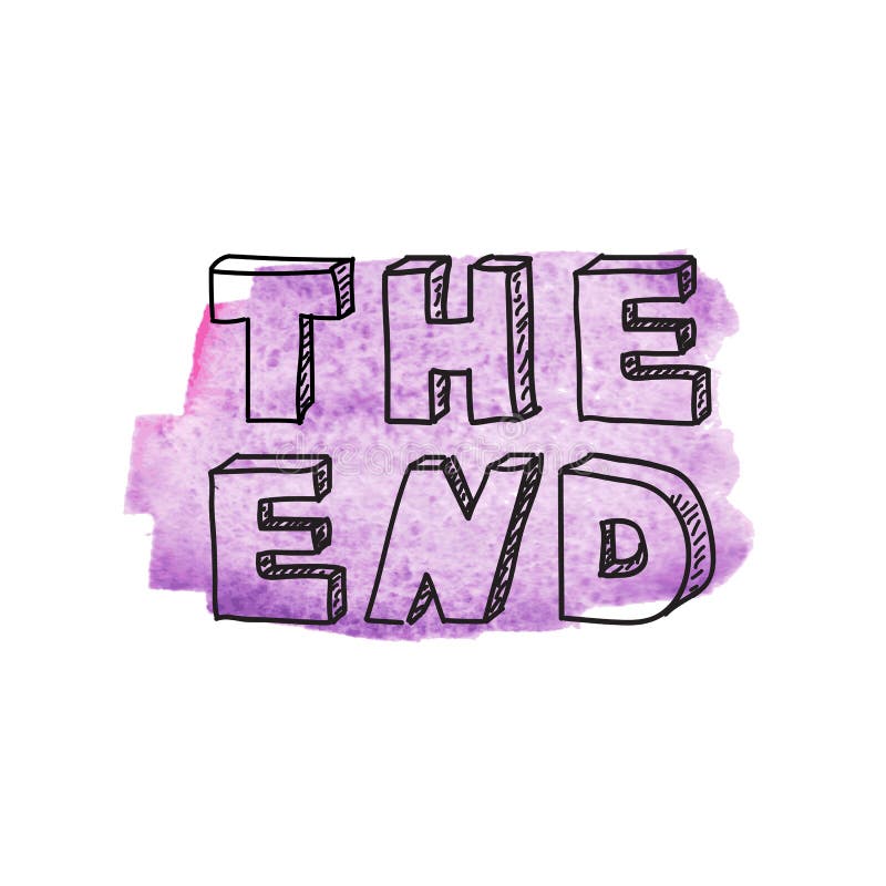 Neontekst Van 'HET EIND' in De Neon, Ronddraaiend Rond Stock ...