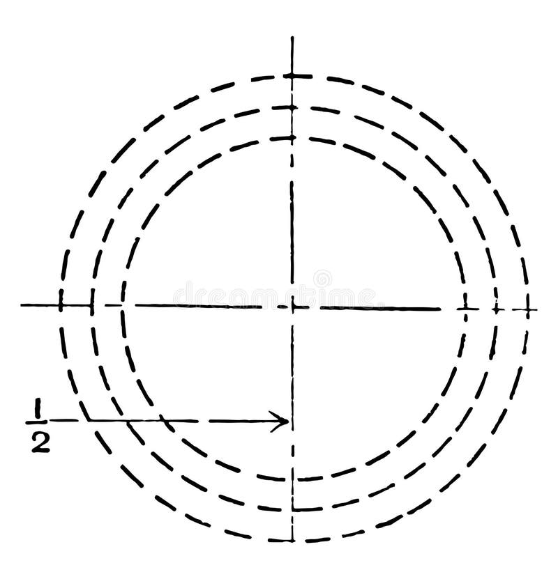 Mechanical Drawing Cross Hatching of Material Symbol Standardized Cross ...