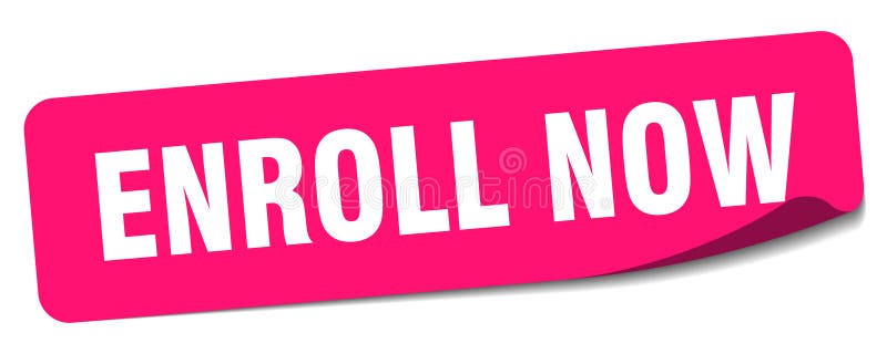 Inscribir Ahora Pegatina. Inscribir Ahora Ilustración del Vector ...