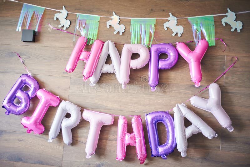 Decoration Congratulations on the Wall Stock Image - Image of concept ...