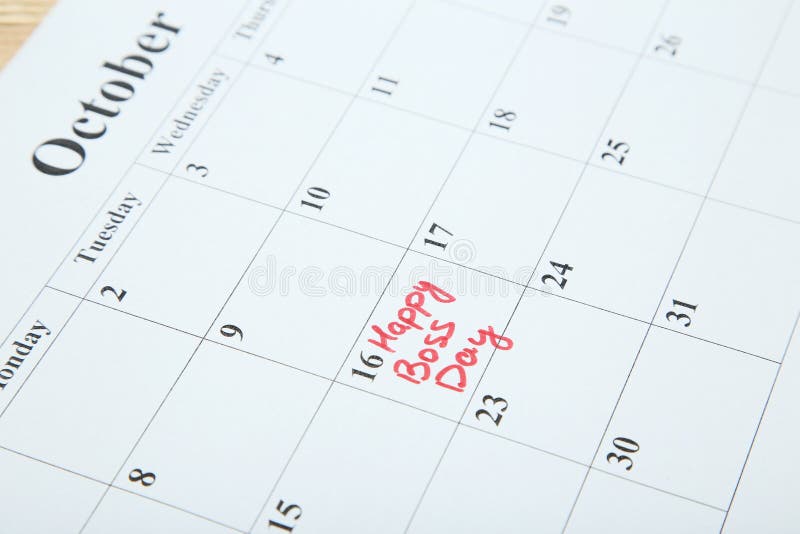 Happy Boss Day stock photo. Image of holiday, closeup - 128974228