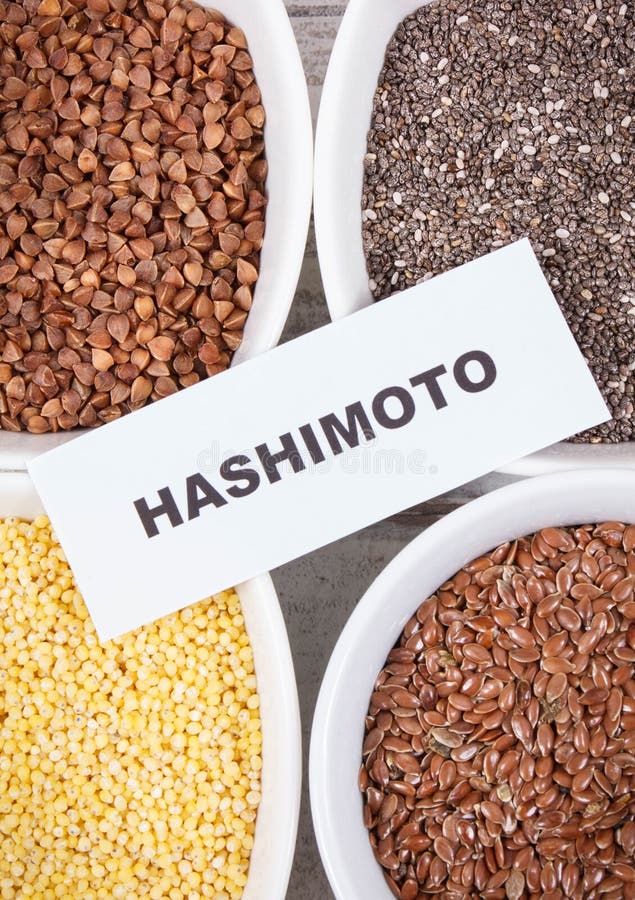 Inscription Hashimoto with Products and Ingredients As Source Vitamins ...