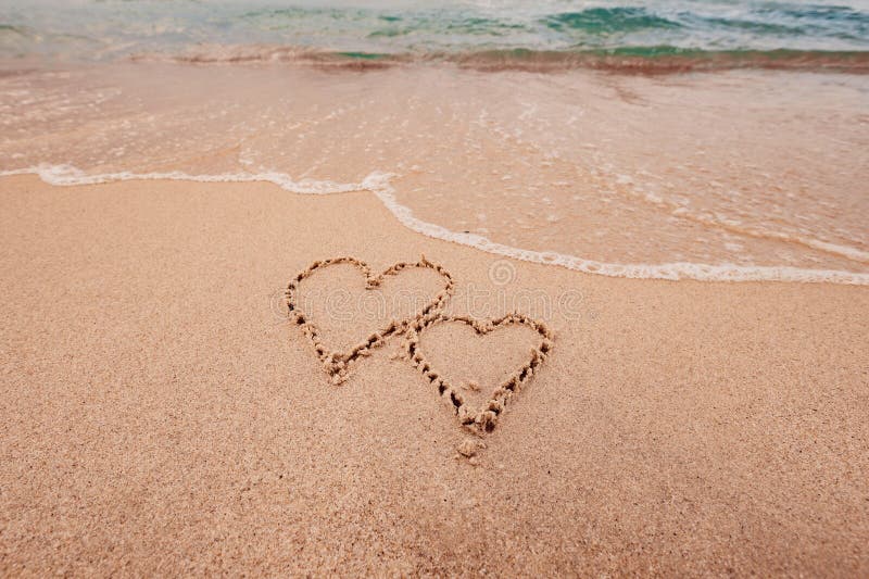 The Inscription I Love You on the Seashore with Palm Trees Stock Image ...