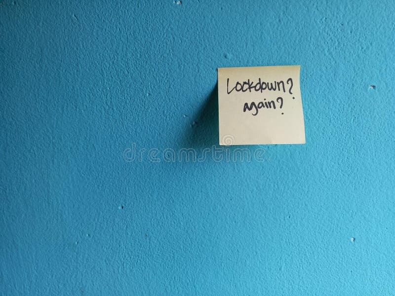 The Inscription: Lockdown Again on a Yellow Label Affixed To a Tosca ...