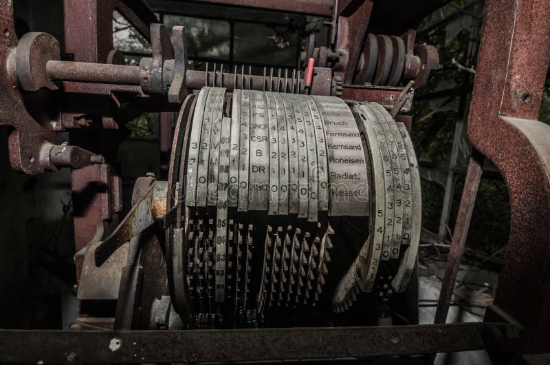 Inscription machine stock photo. Image of machine, history - 83461966