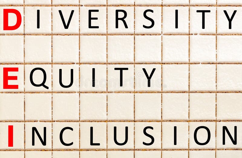 Inscription Meaning Ideas, DEI, Diversity, Equity and Inclusion Stock ...