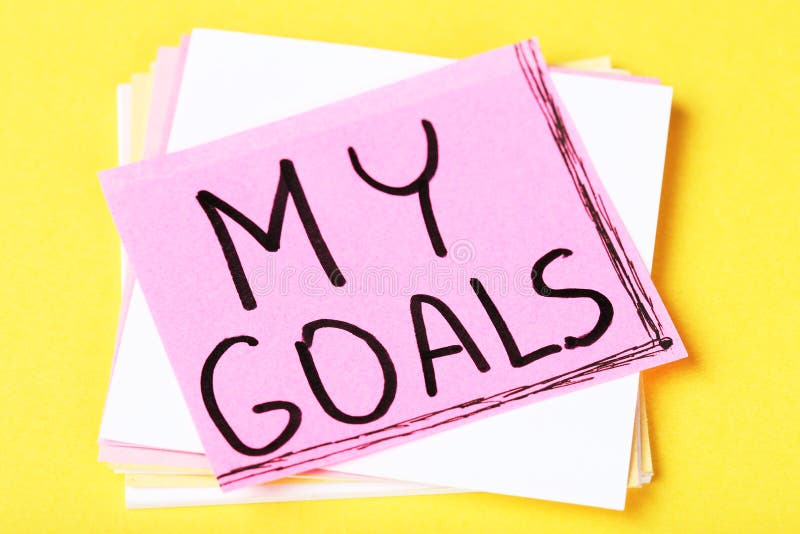 My goals stock photo. Image of plan, background, future - 134624964
