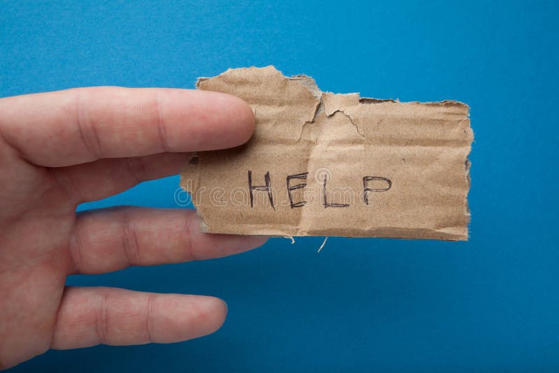 The Inscription on the Old Piece of Cardboard: `Help.` Poverty and Alms ...