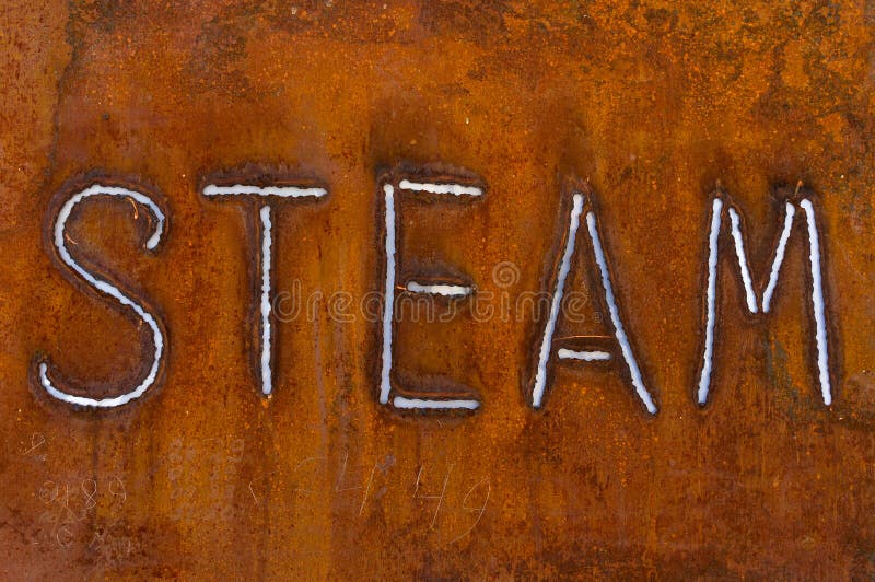 Inscription steam stock image. Image of rustic, rough - 77053295