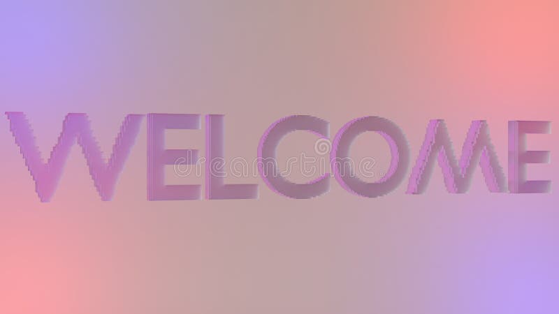 The inscription Welcome stock illustration. Illustration of number ...