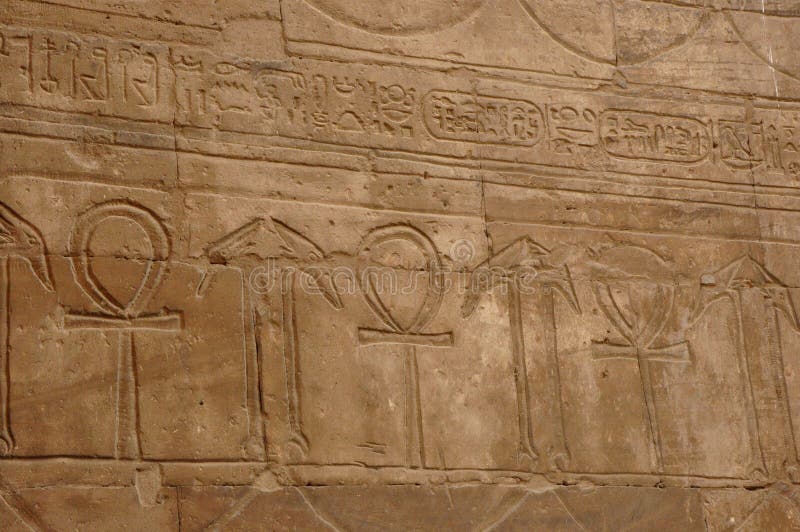 Inscriptions and Engravings in Egypt Cairo Pyramids Stock Image - Image ...