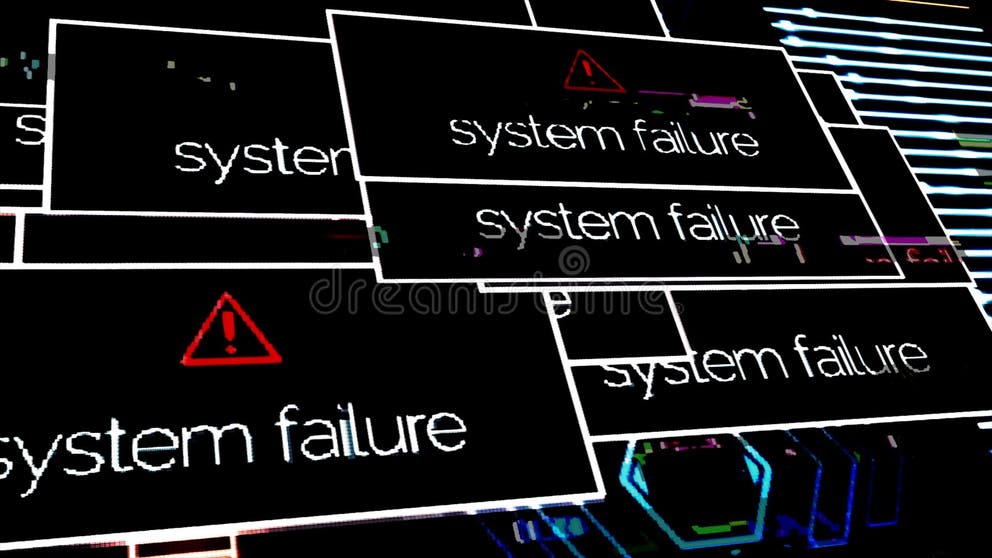 Inscriptions System Failure Appear on the Computer Screen because of ...