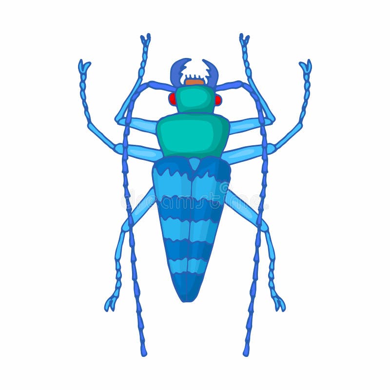 Mean Nasty Insect Vector stock vector. Illustration of blue - 10041330