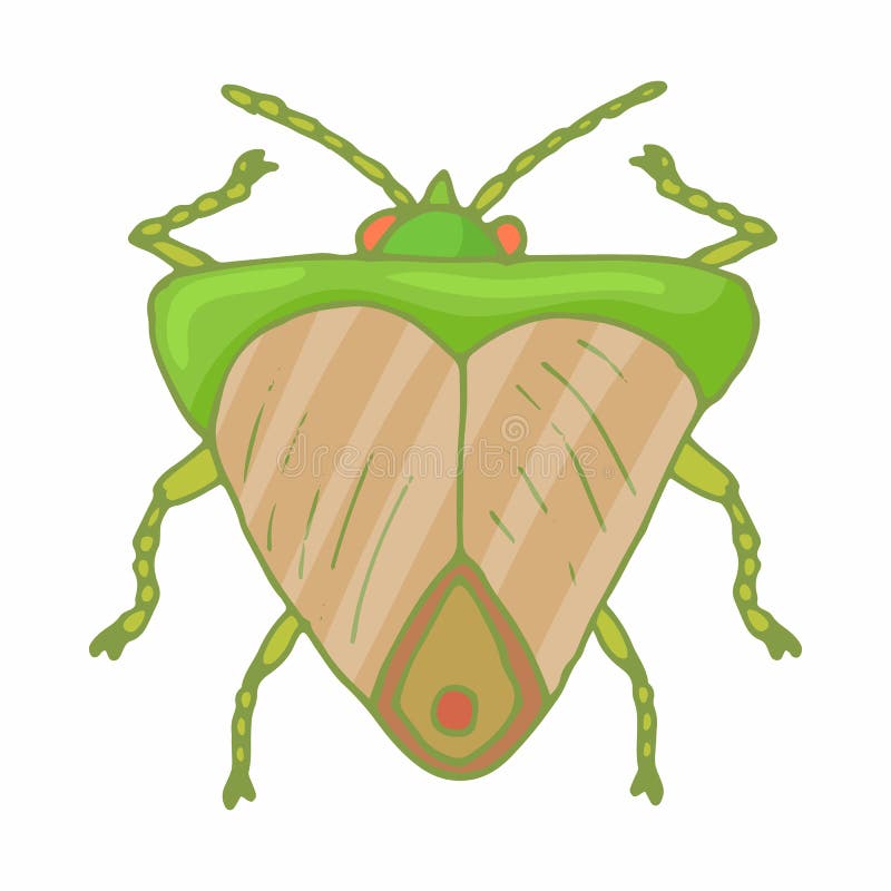 Insect Bug Icon, Cartoon Style Stock Vector - Illustration of icon ...