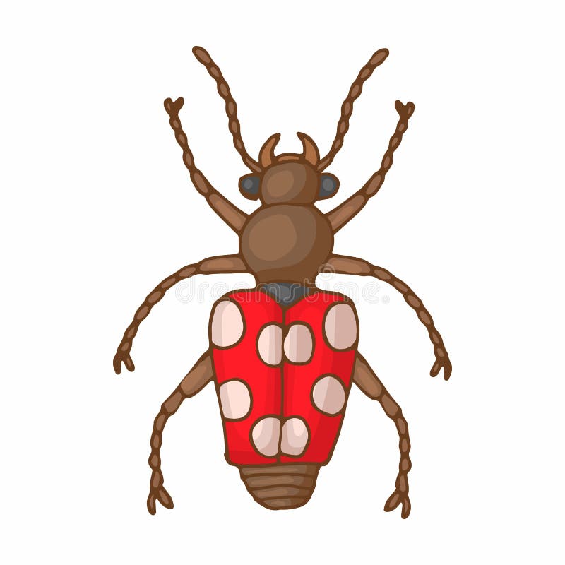 Insect Bug Icon, Cartoon Style Stock Illustration - Illustration of ...