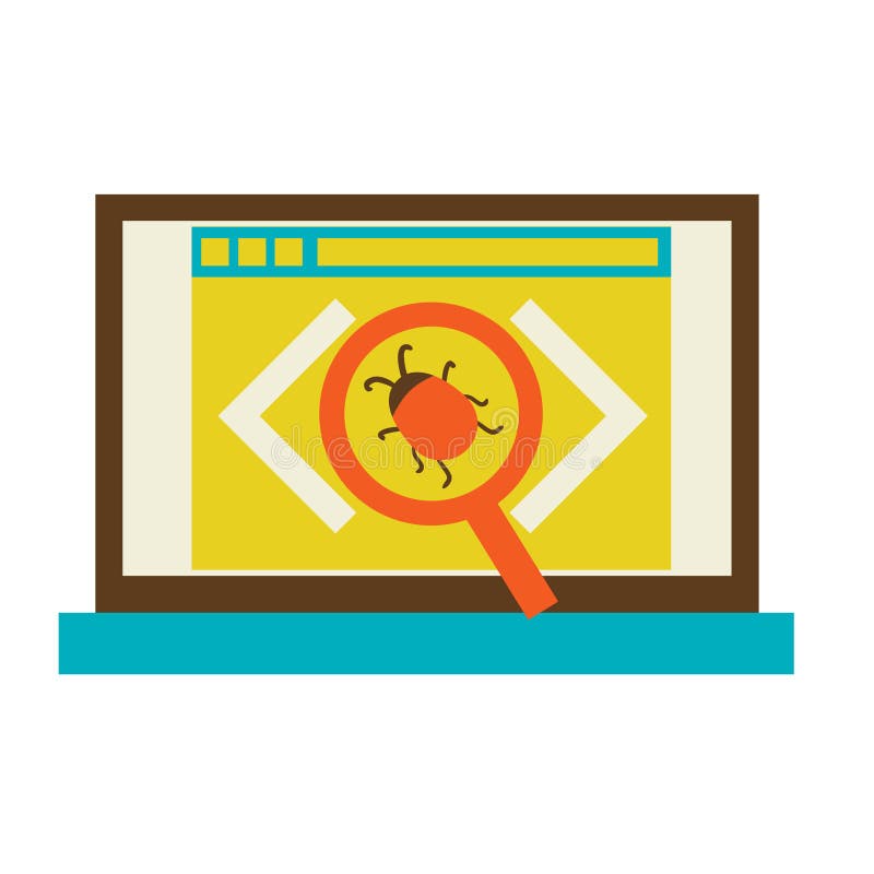 Insect in De Programmeringscode Vector Illustratie - Illustration of ...