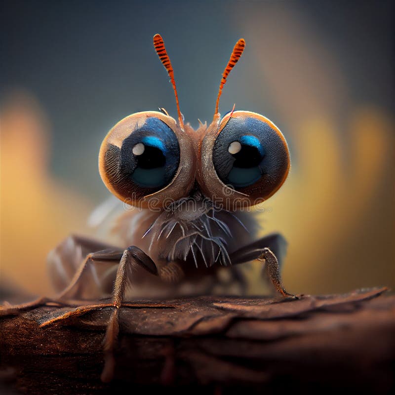 Insect eyes, close up stock illustration. Illustration of eyes - 273523644