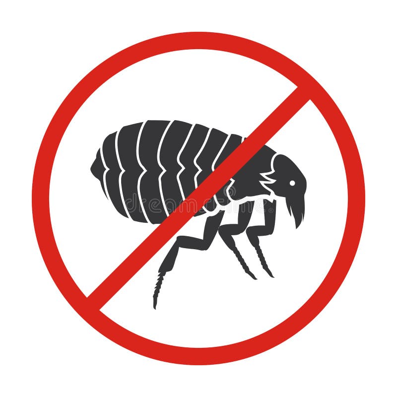 Flea vector icon stock vector. Illustration of invertebrate - 83616813