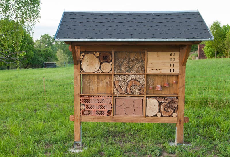 Insect hotel stock image. Image of nisten, clay, insect - 24635821