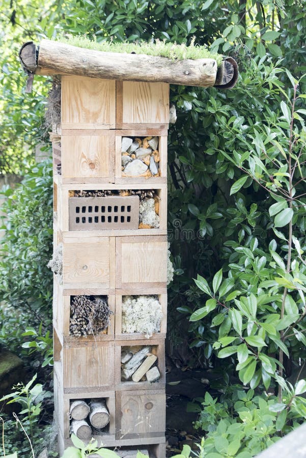 Insect Hotel for Different Kind of Insects, Save the Insects Stock ...