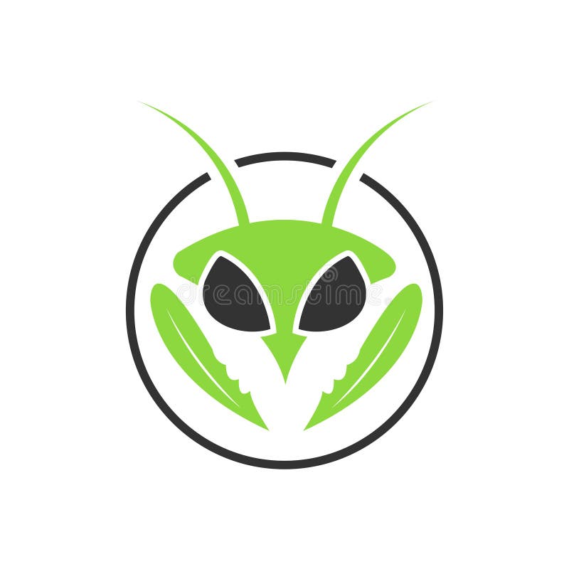 Insect Killer Logo, Insect Logo Design, Grasshopper, Cricket Insect ...
