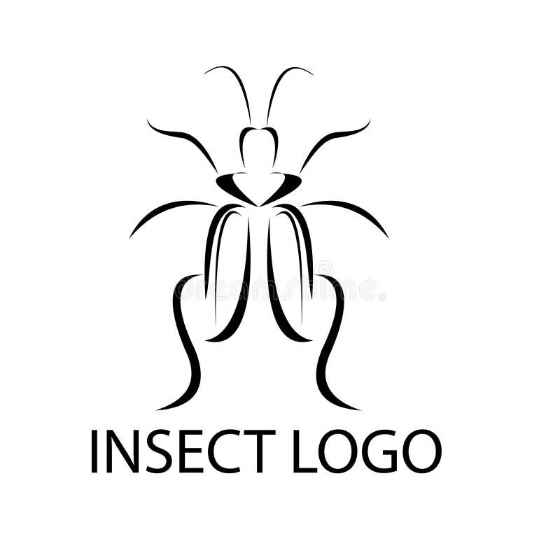 Insect Logo Design Template Icon Stock Vector - Illustration of emblem ...