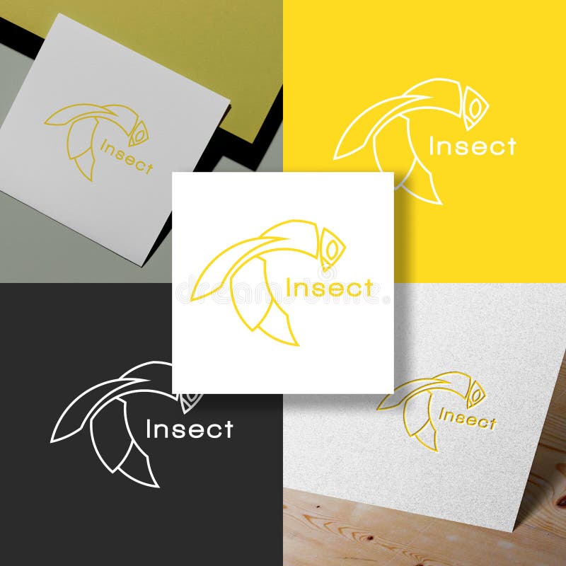 Insect Logo for Your Company Stock Vector - Illustration of vector ...