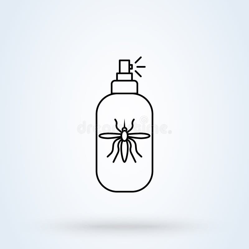Insect Repellent. Vector Simple Modern Icon Design Illustration Stock ...