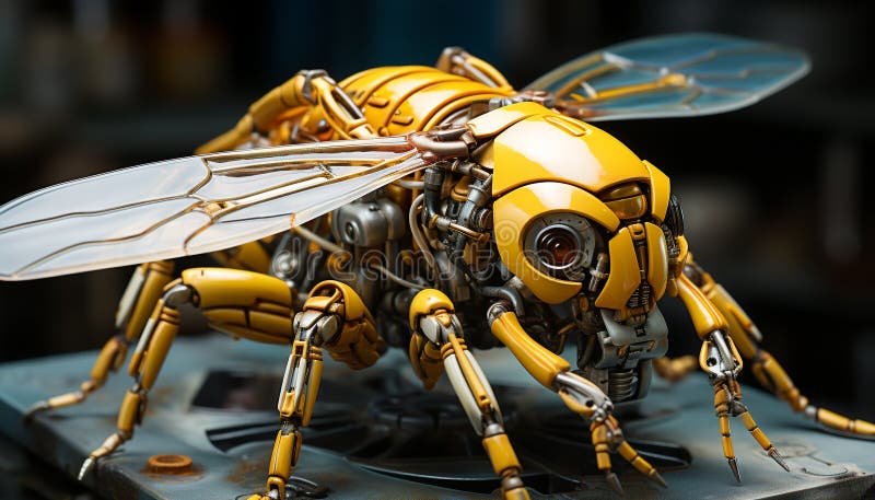 Robot Cyborg Bee Stock Illustrations – 218 Robot Cyborg Bee Stock ...