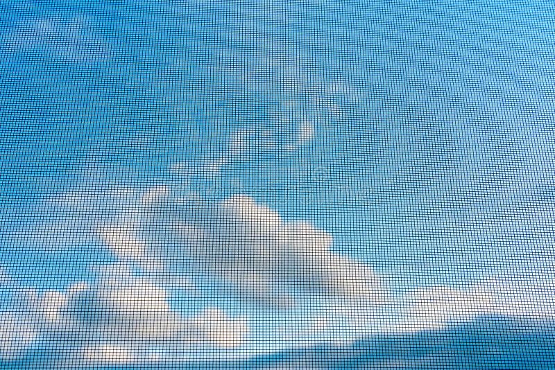 Insect Screen Against the Sky. Background, Texture Stock Image - Image ...
