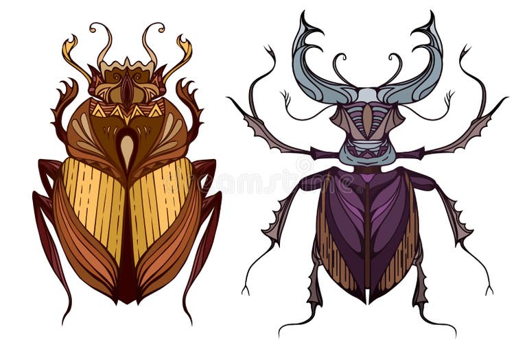 Scarab Color Stock Illustrations – 1,518 Scarab Color Stock ...