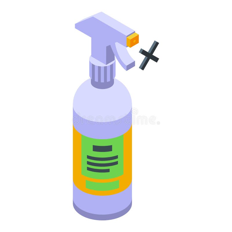 Insect Spray Icon Isometric Vector. Fly Mosquito Stock Vector ...