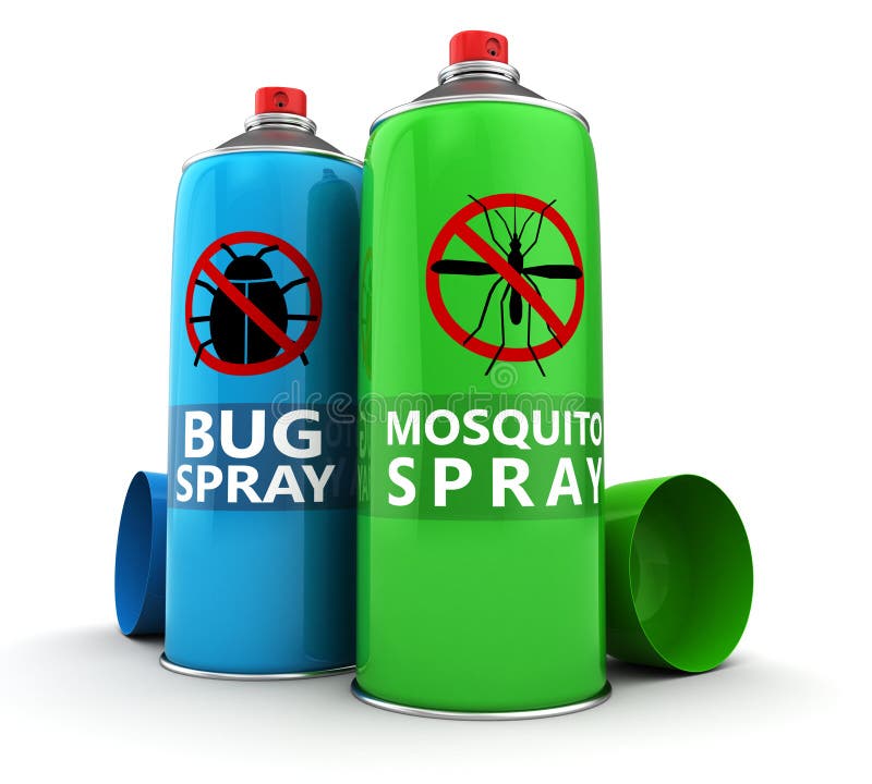 Insecticide bottles stock illustration. Illustration of control - 79346790
