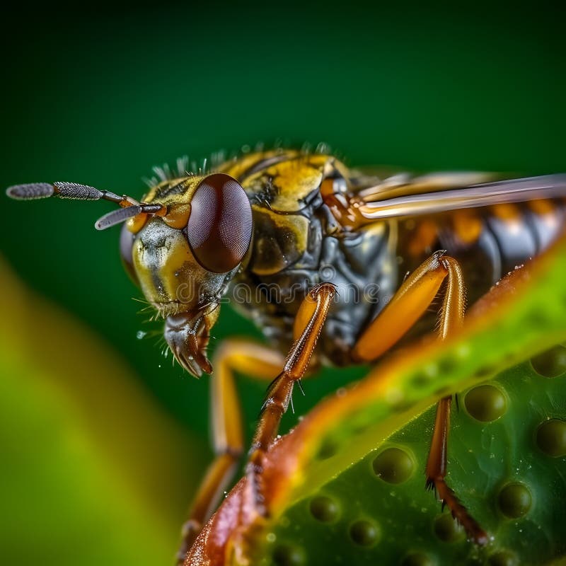 Insects Bugs Macro Photography Details Hyper-realistic Generative AI ...