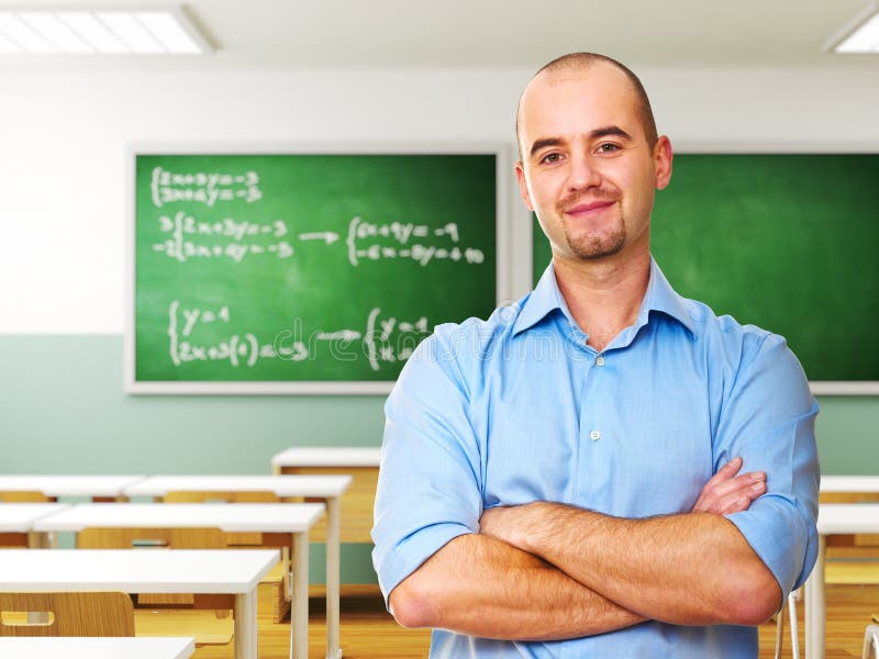 Insegnante in aula fotografia stock. Immagine di bordo - 16570788