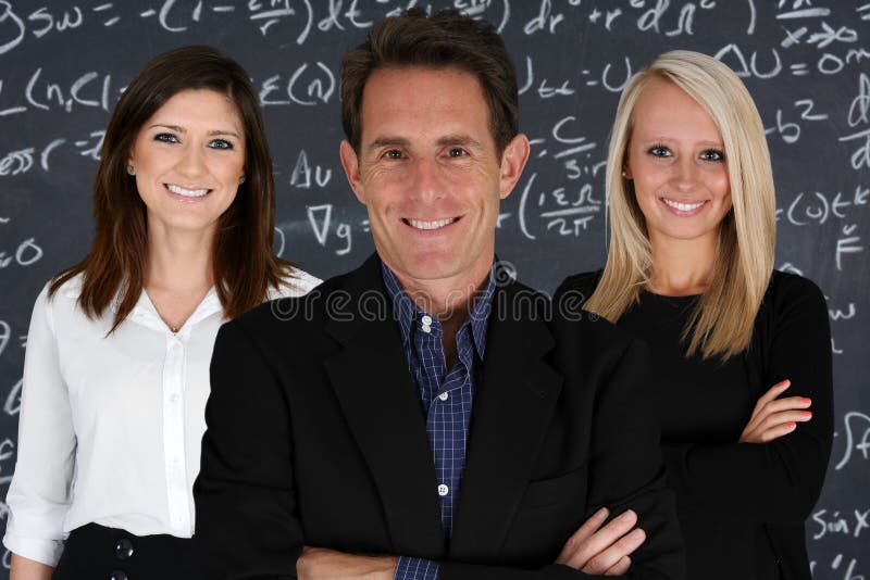 Insegnanti fotografia stock. Immagine di matematica, attraente - 32122448