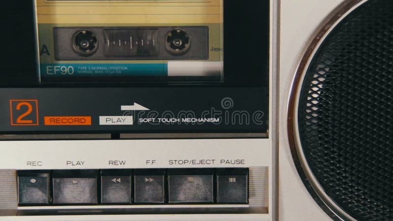 Insert an Audio Cassette in a Tape Recorder and Playback, Eject, Close ...