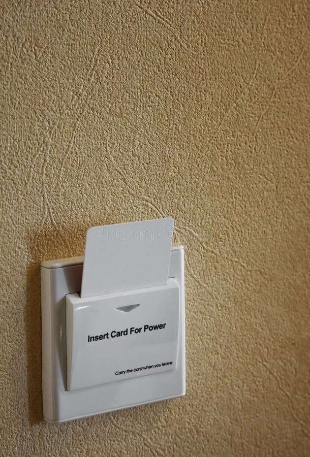 Insert card for power stock photo. Image of room, entrance - 21464570