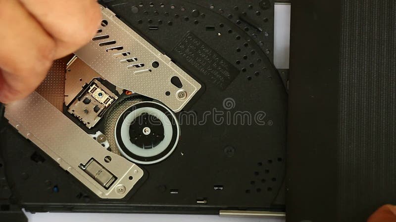 Insert CD stock footage. Video of human, hacker, enter - 39802674